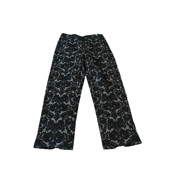 St. John | Pants & Jumpsuits | St John Emma Crop 2 Black Blue Label ...